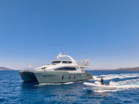 SAMARA Yacht Charter | Luxury Power Catamaran in Greece - 24m